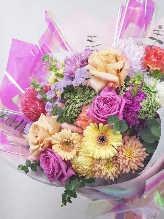 Fairy Floss Arrangement - Gold Coast Florist- Hansford Flowers
